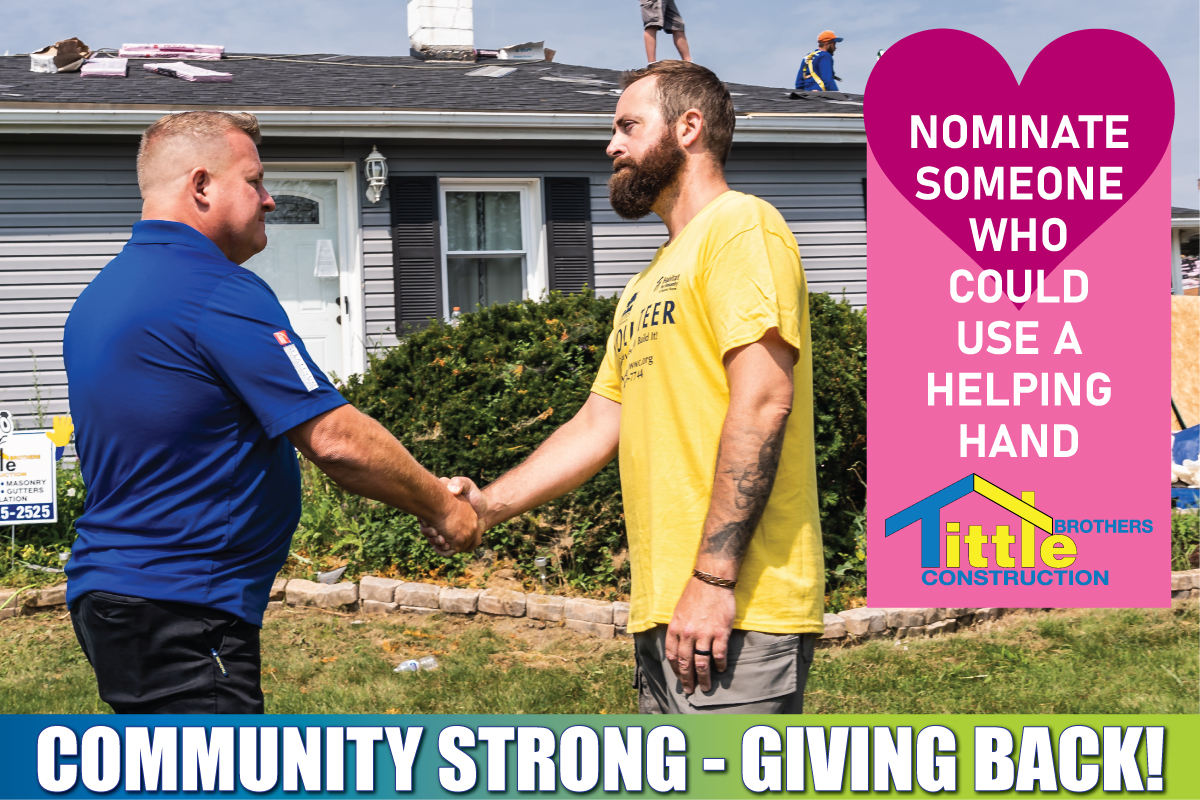 Community Strong Giving Back - Michigan Roofing Company | Save With ...